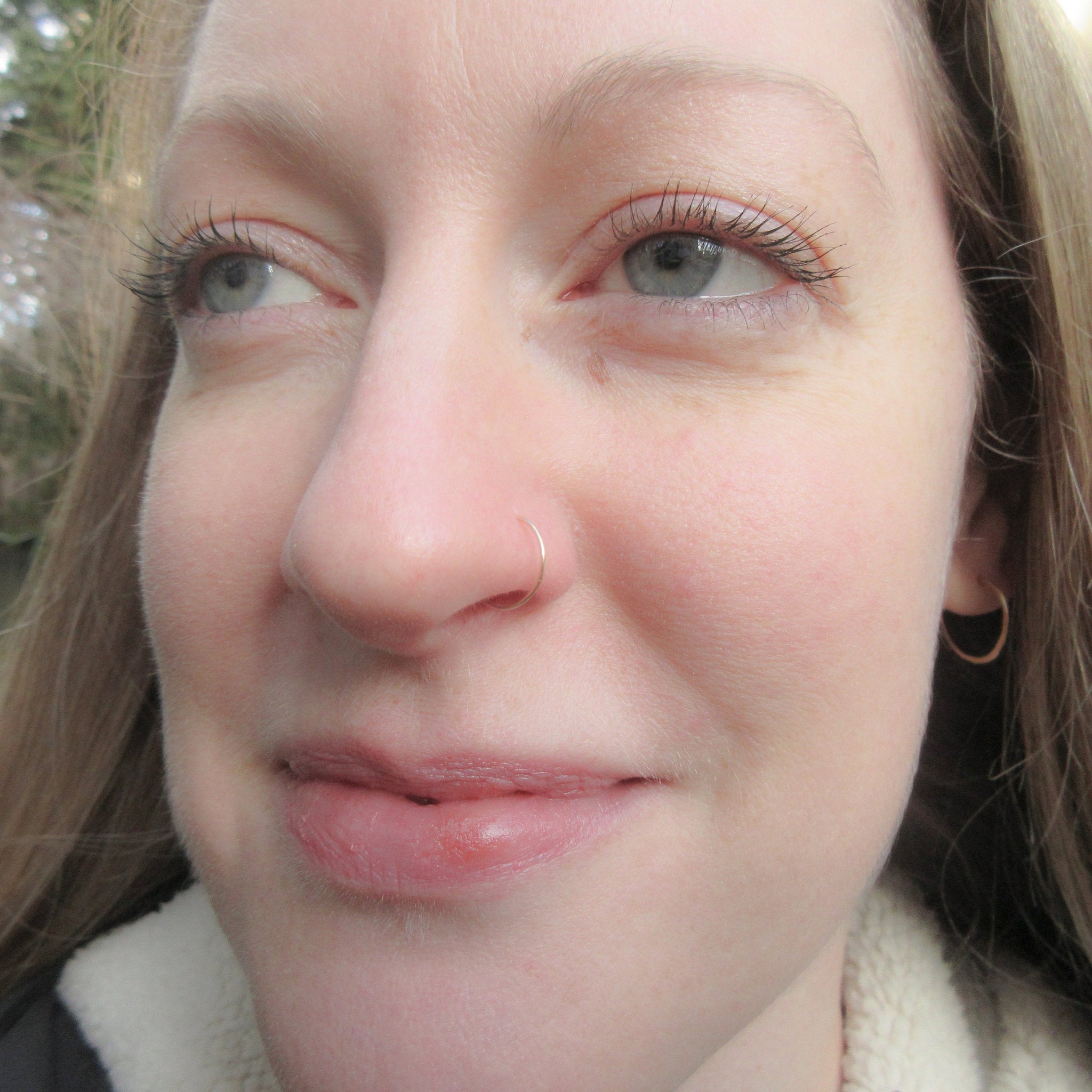 22 gauge gold nose ring store